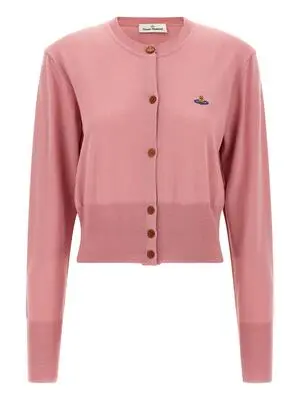 VIVIENNE WESTWOOD Bea Cropped' Cardigan - Pink