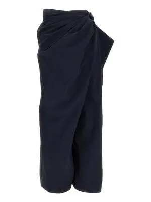 JW Anderson Fold Over Twist Trousers - Multicolor