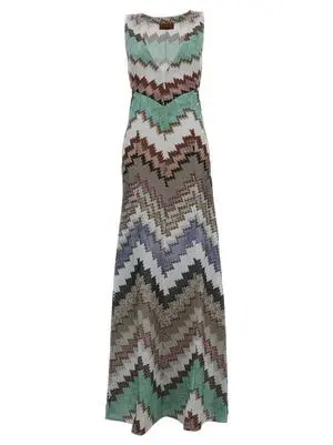 Missoni Sleeveless Long Dress - Multicolor