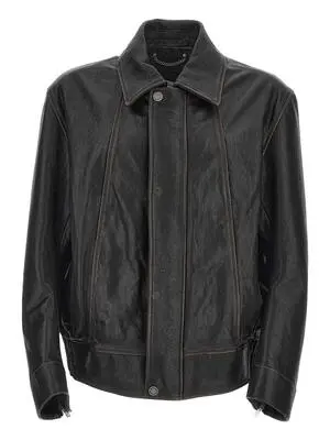 GOLDEN GOOSE Bomber Jacket Nappa Leather - Multicolor