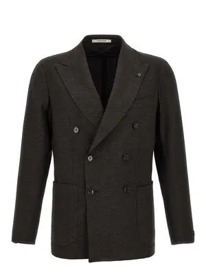 Tagliatore Montecarlo' Blazer - Brown