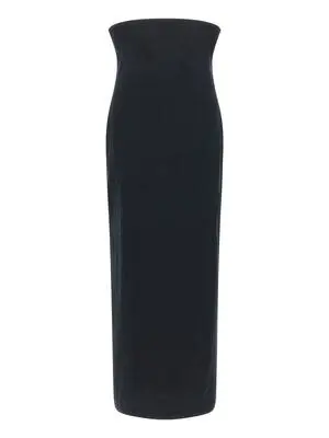 Issey Miyake Allow' Long Skirt With Zip - Black
