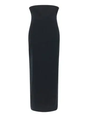 Issey Miyake Allow' Long Skirt With Zip - Black