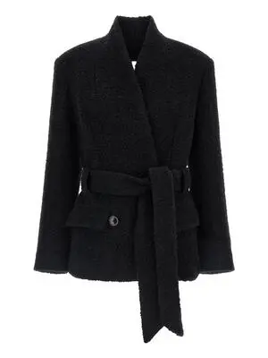 Isabel Marant Étoile Syndra' Belted Blazer - Black