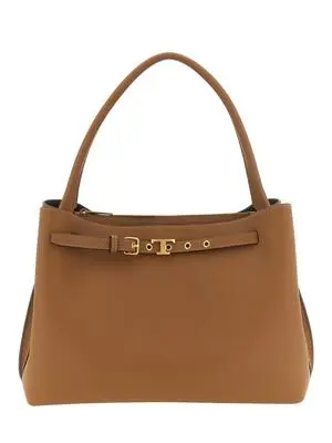 TOD'S T Signature' Handbag - Brown
