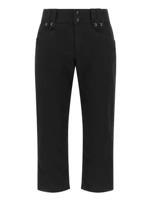 Isabel Marant Étoile Isabel Marant Women Capri 'Berna' Pants With Buttons Black
