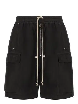 Rick Owens Cargobela' Bermuda Shorts - Black