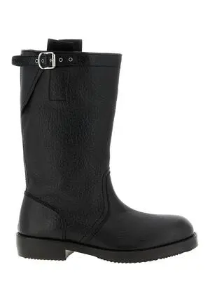 Dries Van Noten Biker Boots - Black