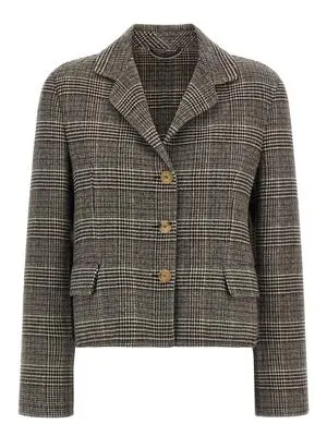 ERMANO SCERVINO Ermanno Scervino Blazer Cropped Check - Multicolor