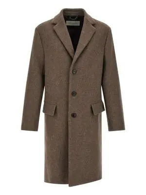 Dries Van Noten Dries Van Noten Men 'Rustic' Wool Coat Brown