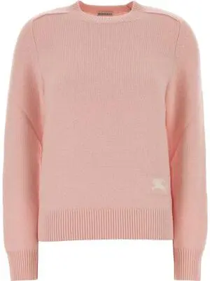 Burberry Stretch Cashmere Blend Sweater - Pink