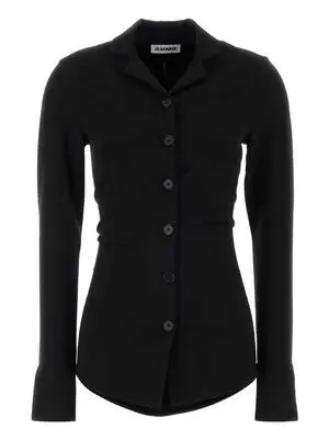 JIL SANDER Jersey Shirt - Black