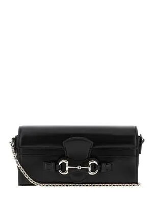 Gucci Leather Crossbody Bag - Black