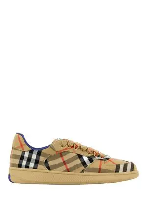 Burberry Burberry Men Embroidered Fabric Box Sneakers Multicolor
