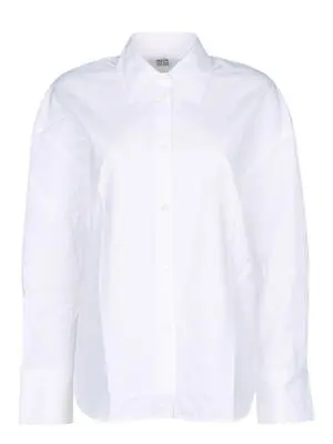 TOTEME Boxy Poplin Shirt - Multicolor