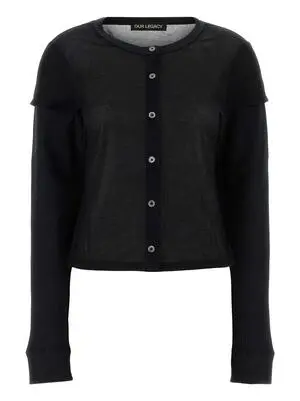 Our Legacy Cotton Blend Cardigan - Black