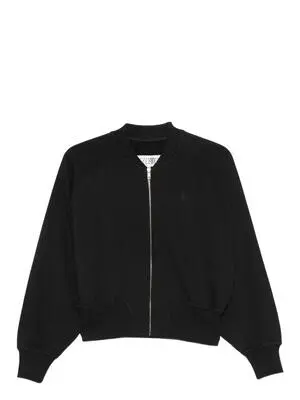 MAISON MARGIELA Cotton Blend Bomber Jacket - Black