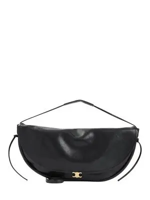 Celine Halfmoon Mini Soft Handbag - Black