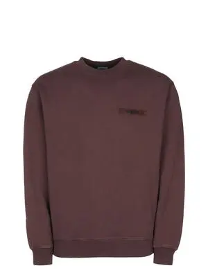 Jacquemus Jacquemus Textured Grosgrain Sweatshirt Brown