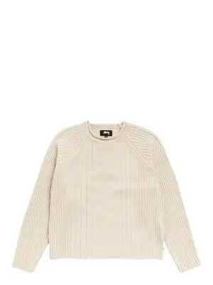 StÜssy Merino Roll Neck Sweater 'natural - Cream