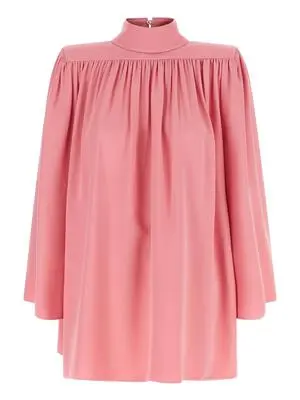 Valentino Garavani Cady Couture Pleated Shirt - Pink
