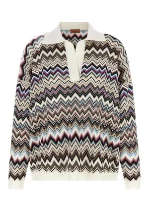 Missoni Missoni Women Zigzag Polo Shirt Multicolor