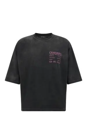WILLY CHAVARRIA Willy Tattoo Buffalo Tee' T-shirt - Black