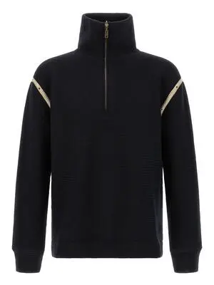 MAISON MARGIELA Maison Margiela Men Denim Patch Sweater Blue