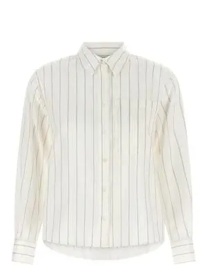 Peserico Striped Shirt - Cream