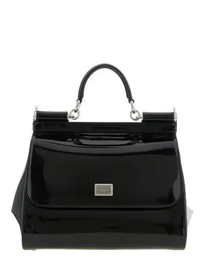 Dolce & Gabbana Sicily' Large Handbag - Black