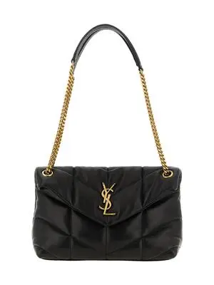 Saint Laurent Puffer' Small Shoulder Bag - Black