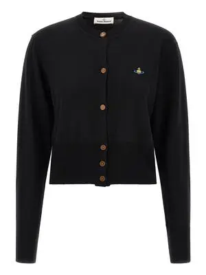 VIVIENNE WESTWOOD Vivienne Westwood Women 'Bea Cropped' Cardigan Black