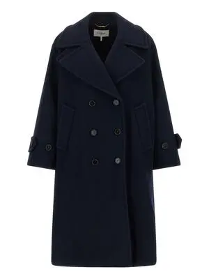 Chloé Double-breasted Coat - Blue
