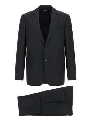 Zegna Zegna Men Wool Dress Blue