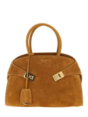 FERRAGAMO Hug Th S' Handbag - Cream