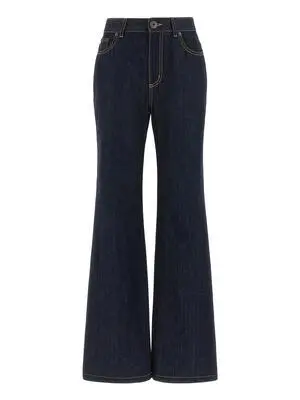 Alexander McQueen Straight Leg Jeans - Blue