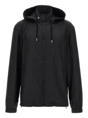 Alexander McQueen Skull' Windbreaker - Black
