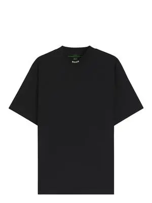 BOSS Relaxed-fit Mock-neck T-shirt In Stretch Cotton - Black