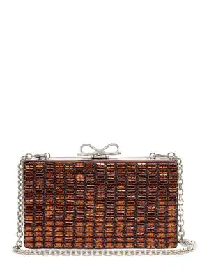 SELF-PORTRAIT Chainmail Clutch Bag - Multicolor