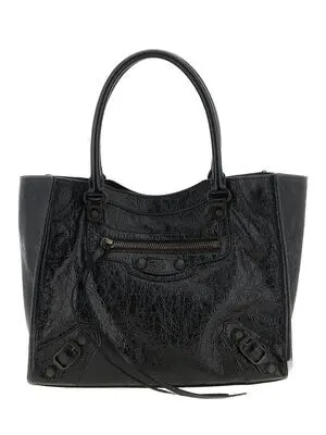 Balenciaga Le City Mini Tote' Handbag - Black