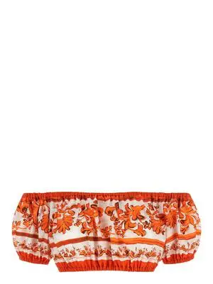 Dolce & Gabbana Maiolica' Top - Orange
