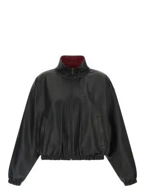 Balenciaga Reversible Leather Jacket - Black