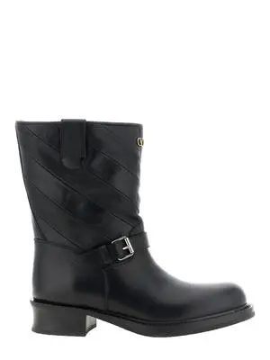 Valentino Garavani Rayons' Ankle Boots - Black
