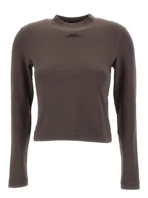 Jacquemus Long Sleeved Gros Grain T-shirt - Multicolor