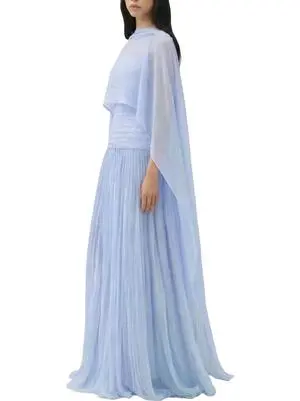 Simkhai Genoa Sheer Cape Blue