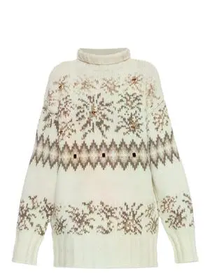 FABIANA FILIPPI Appliqué Turtleneck Sweater