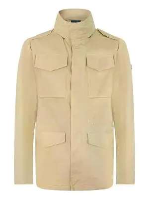 Paul & Shark Flap-pocket High-neck Jacket - Neutrals