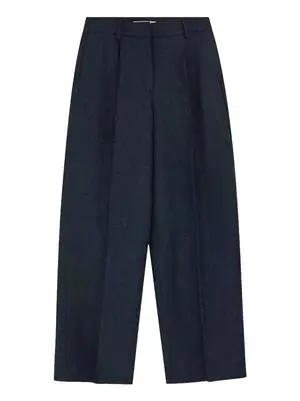 SKALL STUDIO Thom Pleated Trousers - Blue