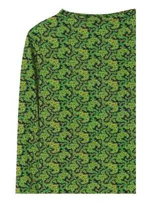 Rodebjer Karlai Paisley-print Long-sleeve T-shirt Green