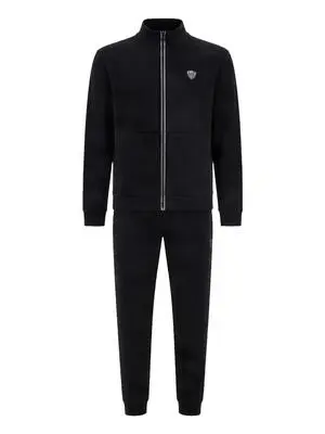 EA7 Logo-patch Tracksuit - Black